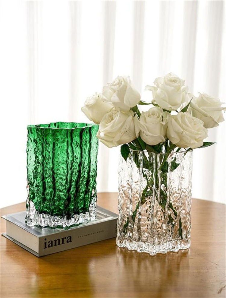 大HIT記念お見逃しなく インスタ風 透明ガラス花瓶 氷河デザイン 花器 4色選択可能 リビング装飾 | 卸売・ 問屋・仕入れの専門サイト【NETSEA】
