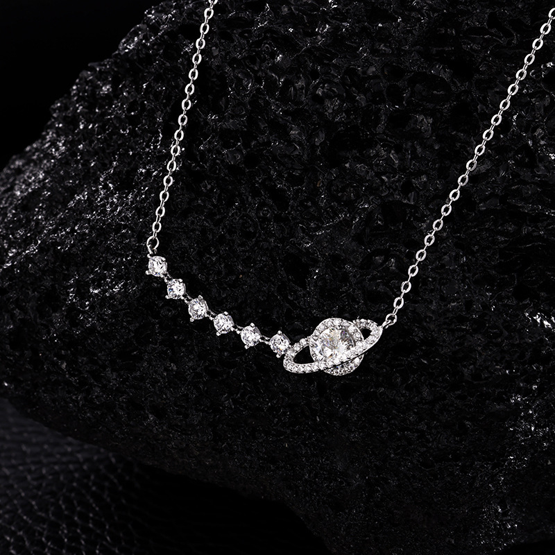 100%S999シルバーネックレス PD-MS-1659B モアサナイト石 高品質アクセサリー | 卸売・ 問屋・仕入れの専門サイト【NETSEA】